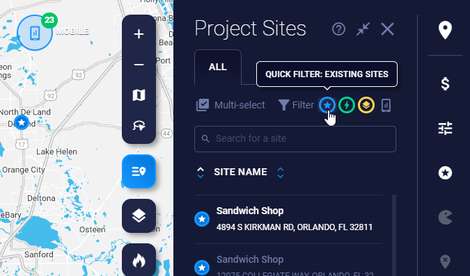 Project Sites