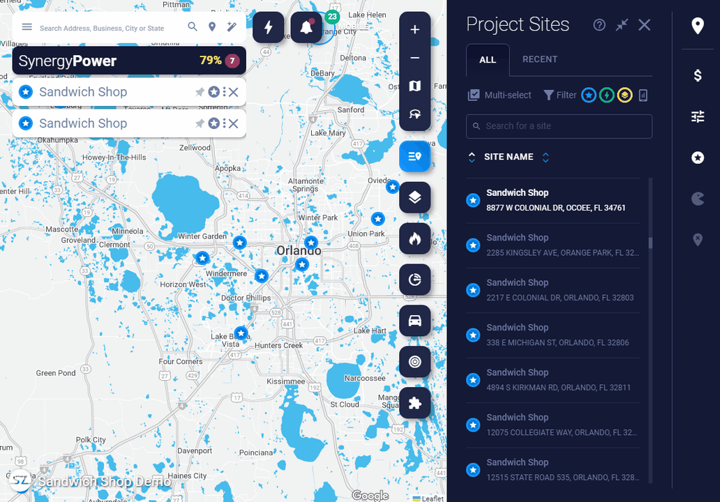 Project Sites